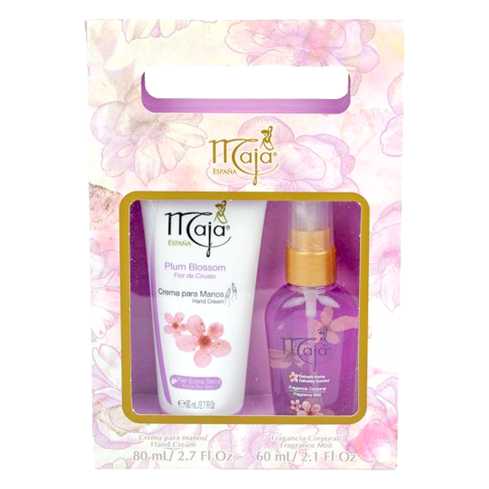Estuche Maja Plum Blosoom Body Splash 60 mL+Crema de Manos 80 mL ...