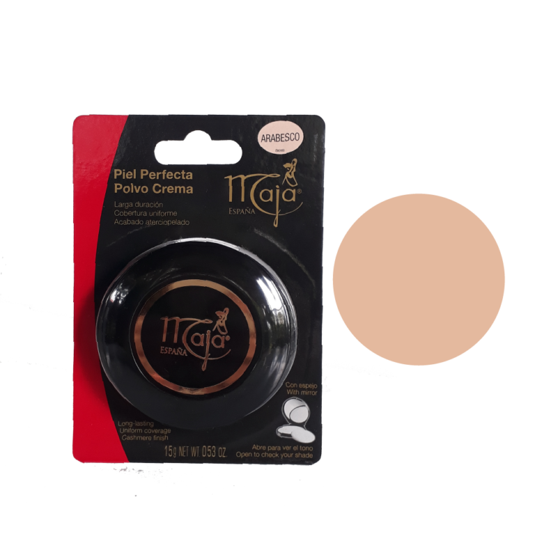 Maja Polvo Compacto Arabesco 15G Blister - Esfera Naranja