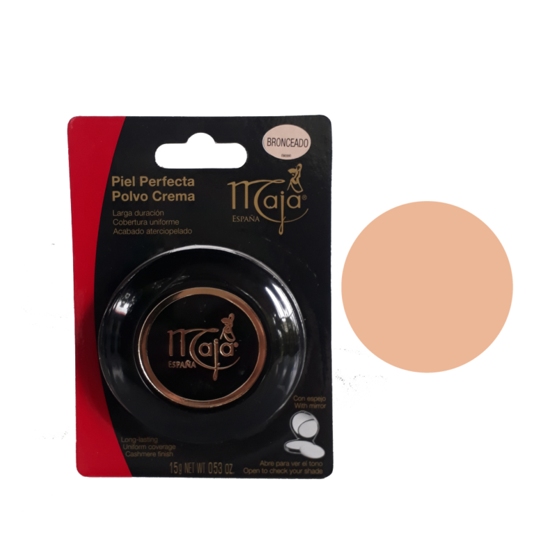 Maja Polvo Compacto Bronceado 15G Blister - Esfera Naranja